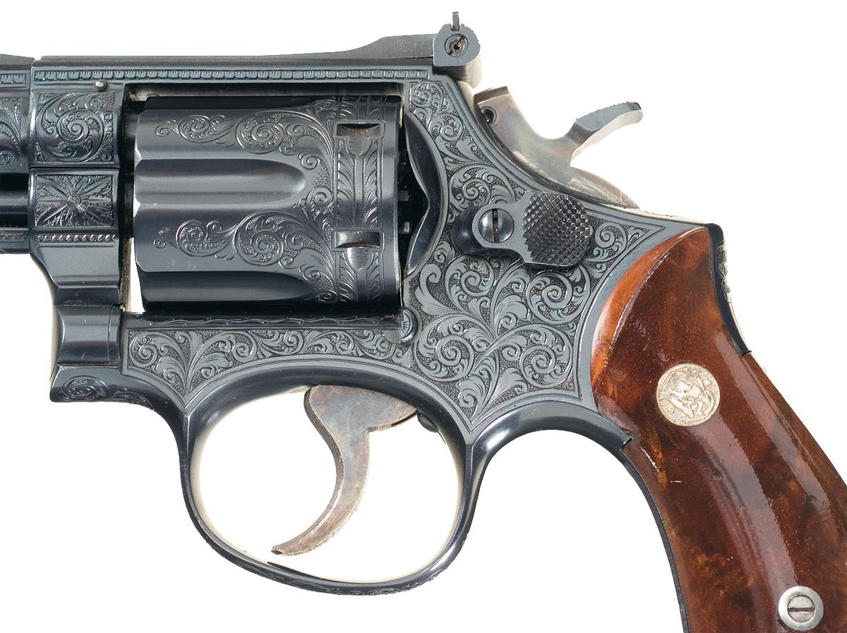 Custom Engraved by John Warren, Smith & Wesson Model 19-2 Double Action ...