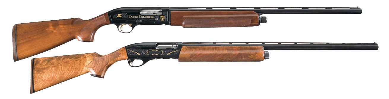 Two Semi-Automatic Shotguns A) Beretta Model A-303 Ducks Unlimited Semi ...