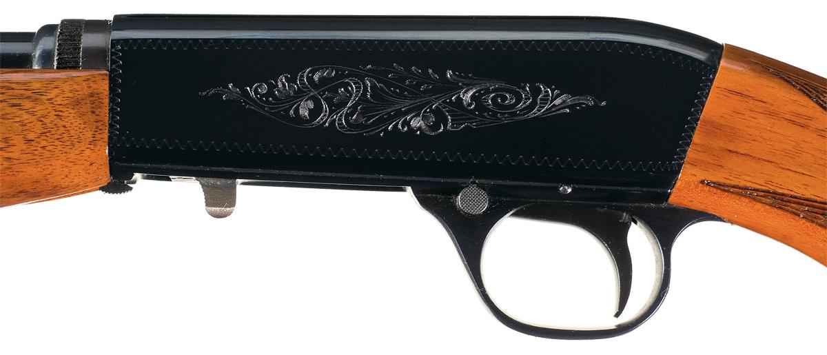 Engraved Belgian Browning .22 Caliber Semi-Automatic Rifle