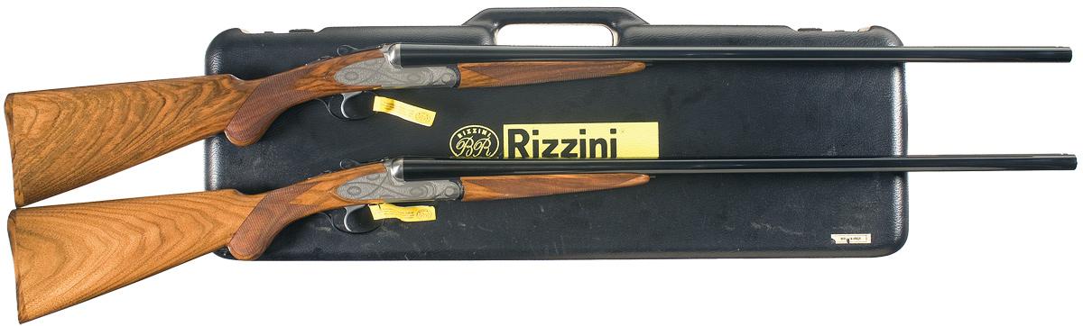 Matching Pair of Engraved Consecutively Serial Numbered Rizzini Model ...