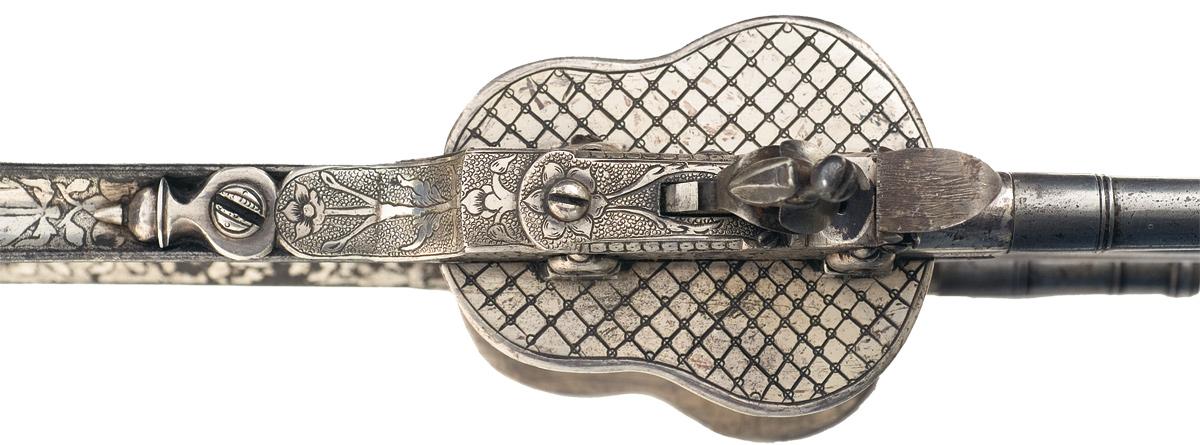 Unique Silver Accented Indian Katar Anti-Armor Dagger Outfitted with a ...