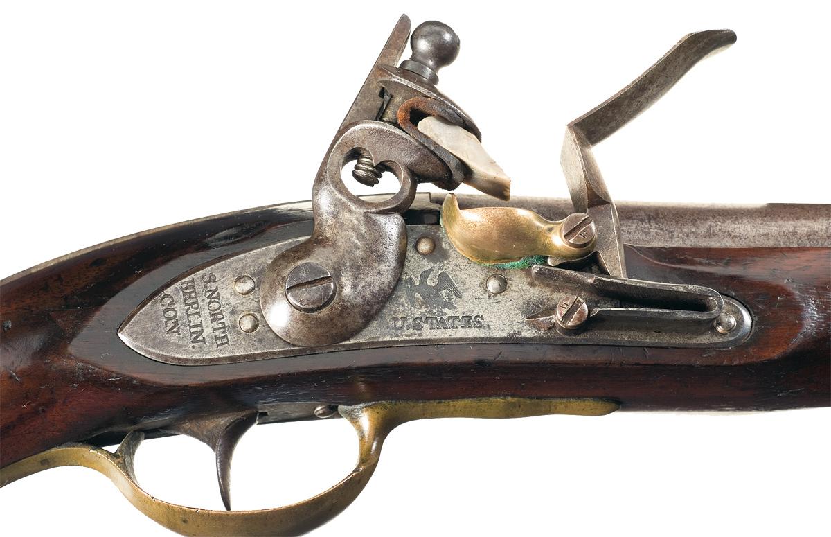 Very Rare U.S. Simeon North Army Model 1811 Flintlock Pistol