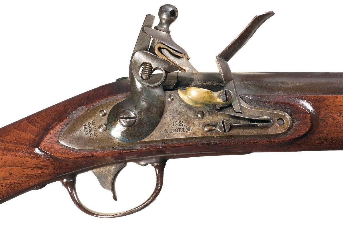 Exceptional U.S. Model 1817 North Flintlock Rifle