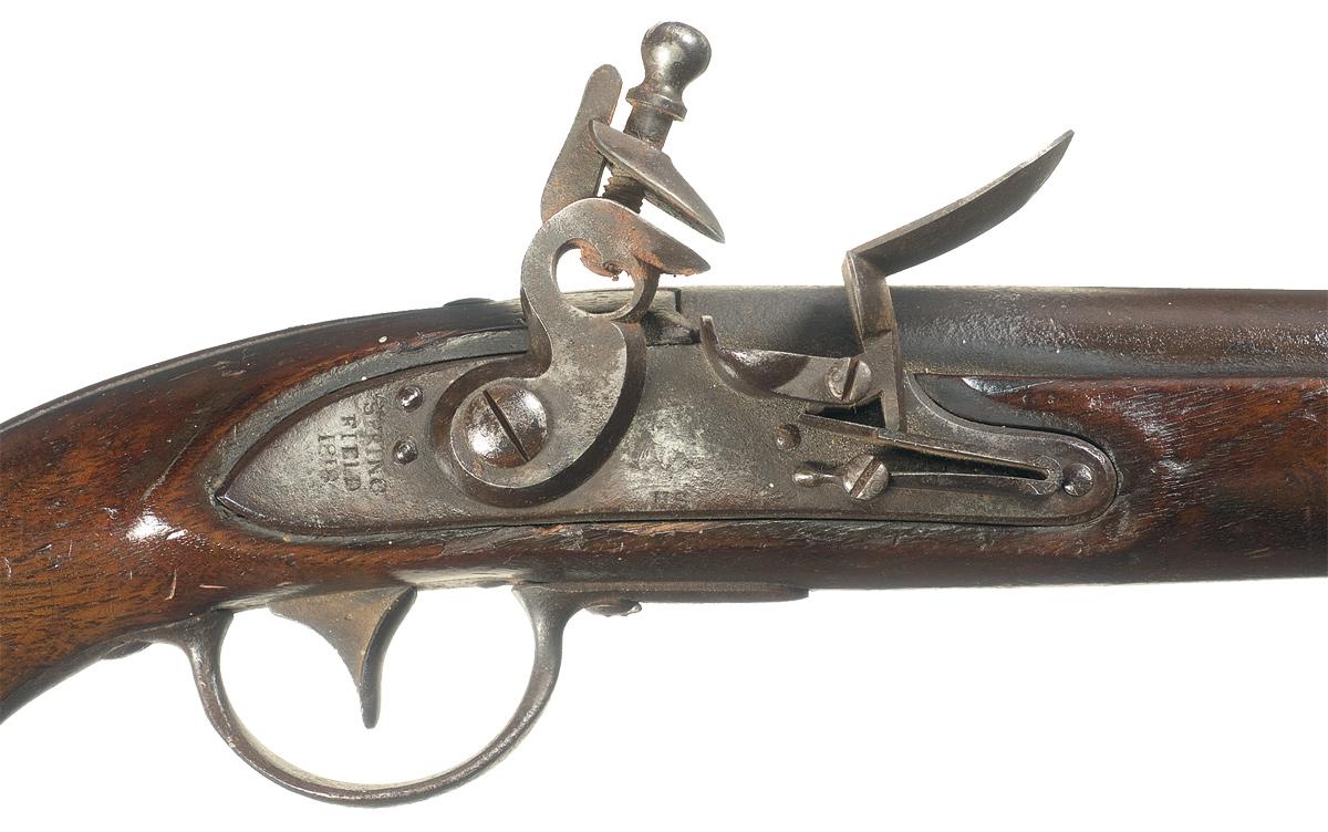 Scarce and Desirable Springfield Model 1817 Flintlock Pistol