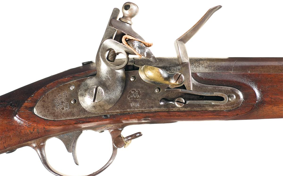 U.S. Springfield Armory Model 1816 Type II Flintlock Musket with Bayonet