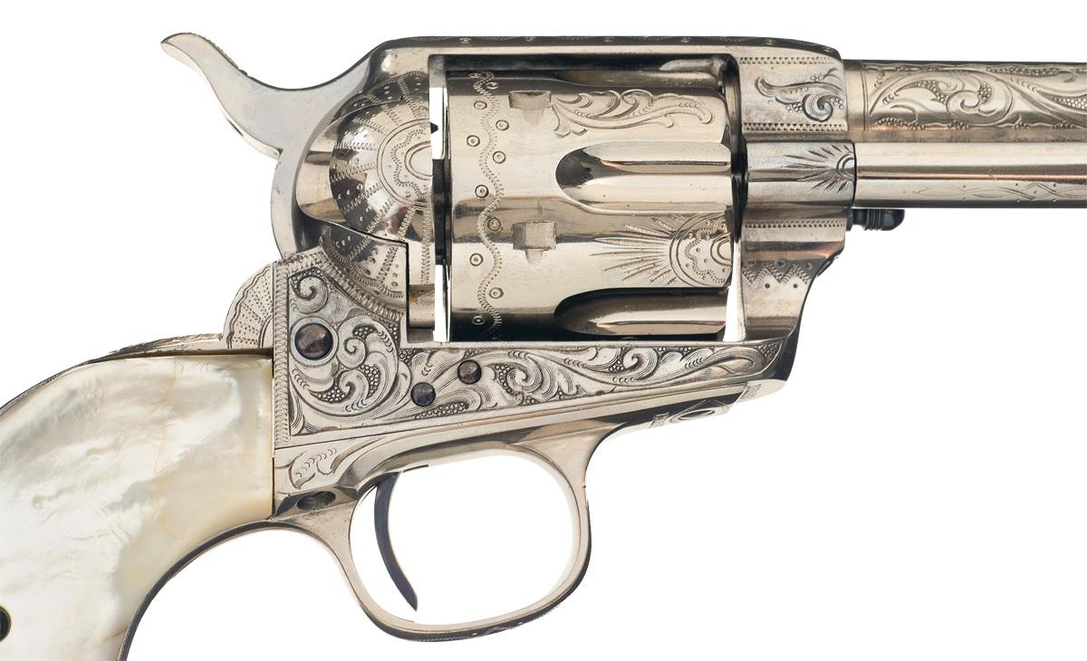 Custom Engraved Colt Single Action "Frontier Six Shooter" Revolver with ...