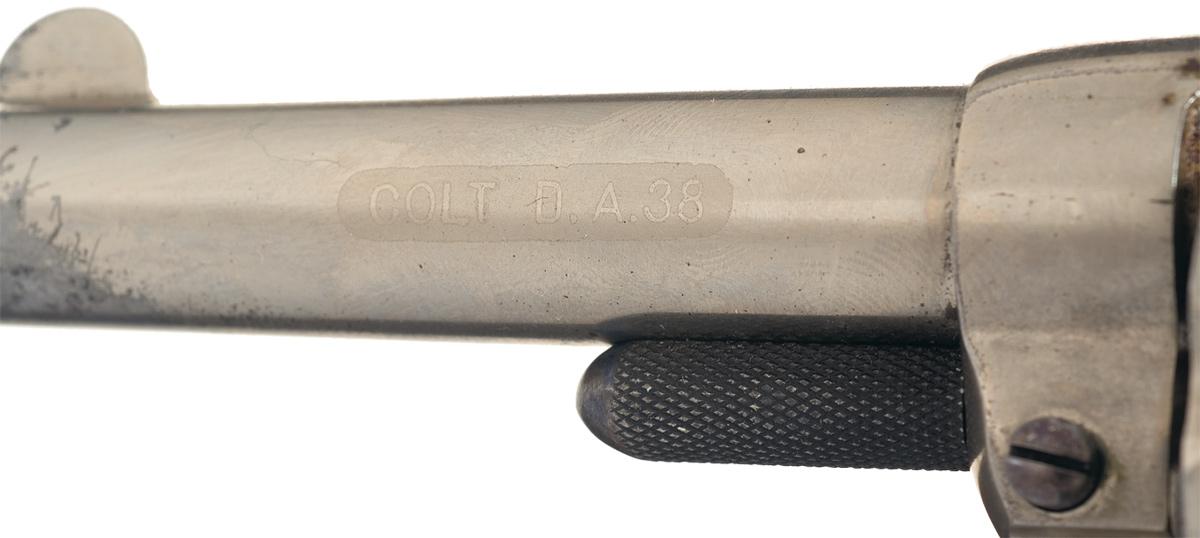 Excellent Colt Storekeeper's Etched Panel Model 1877 Lightning Double ...