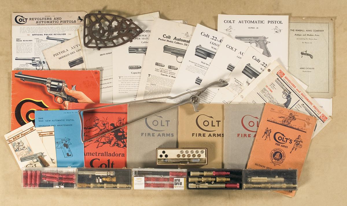 Collection of Mostly Colt Related Items Including Tear Gas Pens ...