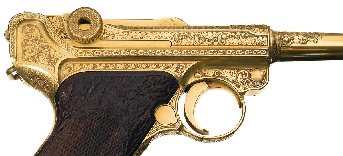 Outstanding Nazi 1939 Mauser Factory Engraved and Gold Plated ...