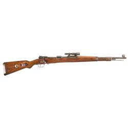 Mauser "ar/42" Code Model 98 Bolt Action Sniper Rifle with ZF-41 Scope