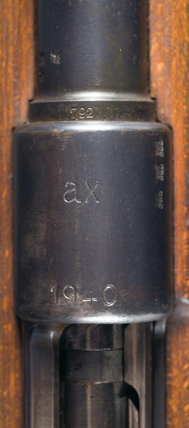 Rare "ax" Code Feinmechansiche Werke K98 Bolt Action Rifle