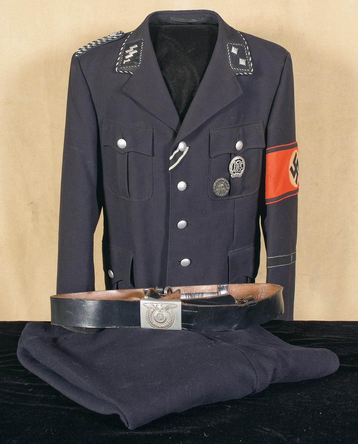 Nazi SS Verf gungstruppe Truppefuher Uniform With Trousers And Badges nazi-ss-verf-gungstruppe-truppefuher-uniform-with-trousers-and-badges