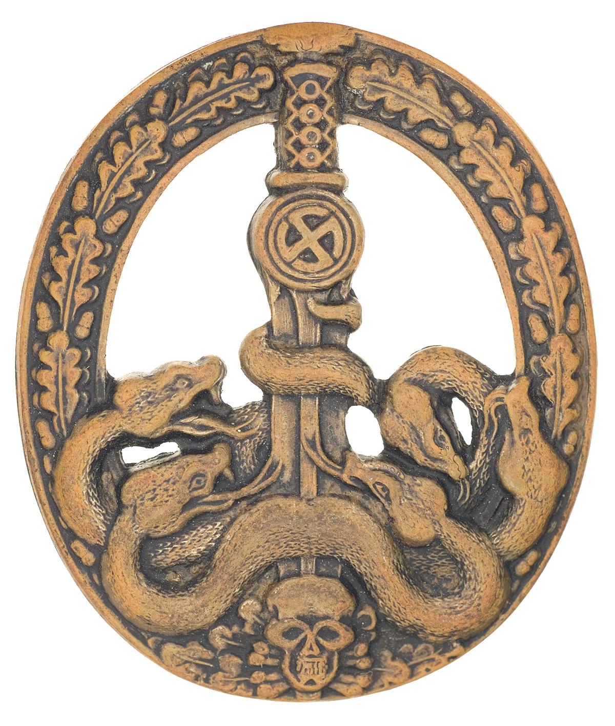 Nazi Anti-Partisan Badge, Bronze Grade