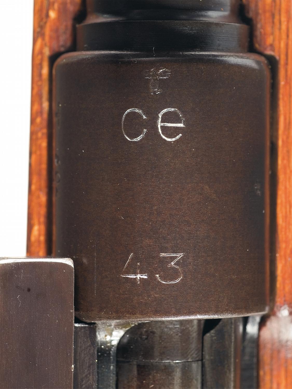 J. P. Sauer K98 Sniper Rifle with Custom Short Side Rail Mount and ...