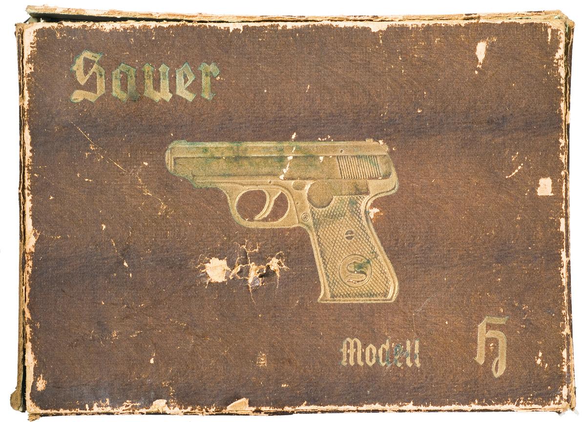 Rare Original WWII J.P. Sauer 38H with Original WWII Sauer Factory Box ...