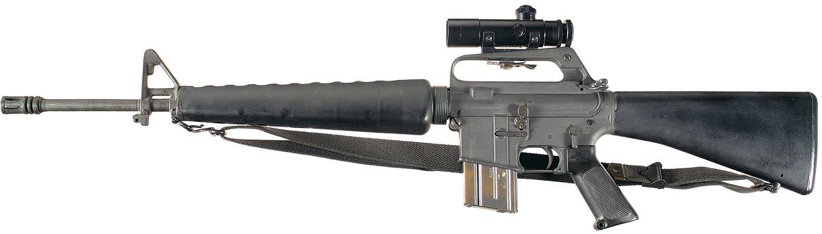 Early Style Colt AR-15 SP1 Semi-Automatic Rifle with Sling and Scope