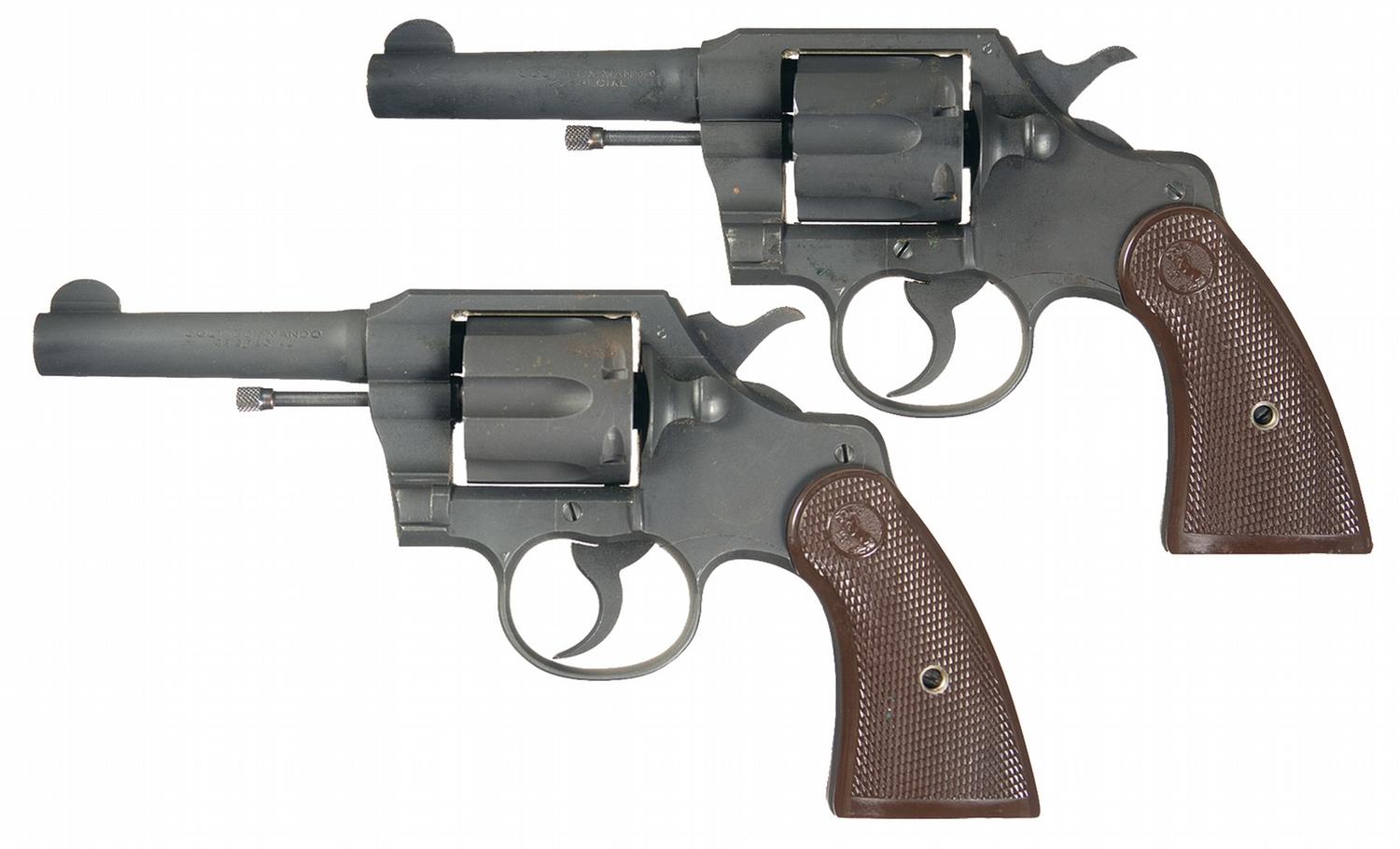 Two U.S. Colt Commando Double Action Revolvers A) Colt Commando Revolver