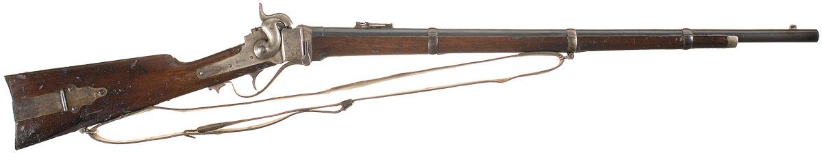 Fine Civil War Sharps New Model 1863 Military Rifle with Sling