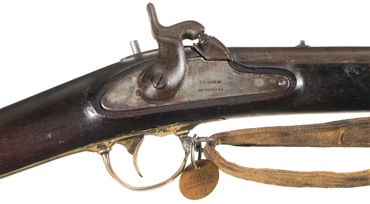 Very Rare Confederate J.P. Murray Percussion Rifle and Sling
