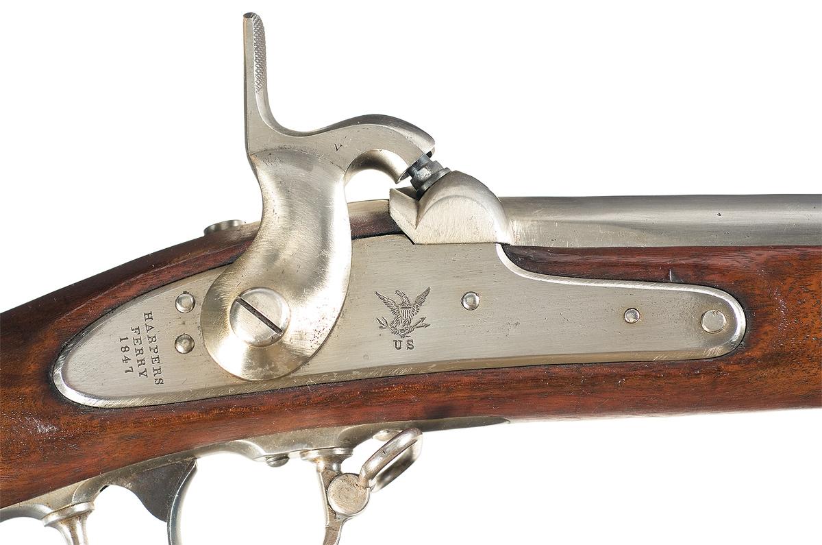 Fine U.S. Harpers Ferry Mexican-American War Era Model 1842 Percussion ...