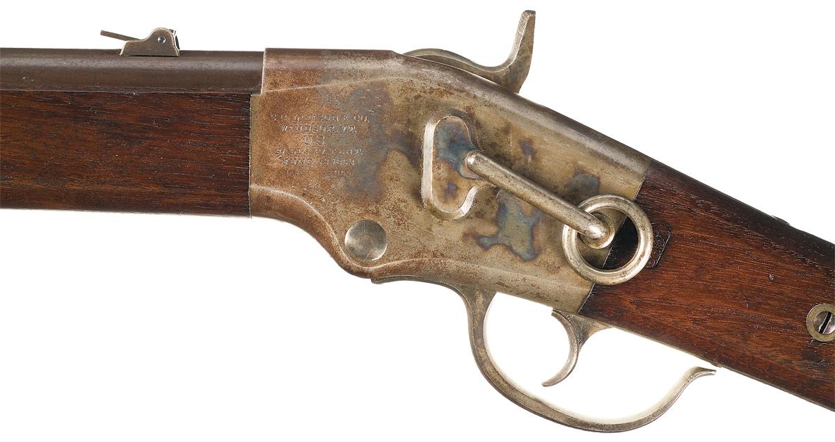 Fine U.S. E.G. Lamson Ball Patent Civil War Repeating Carbine