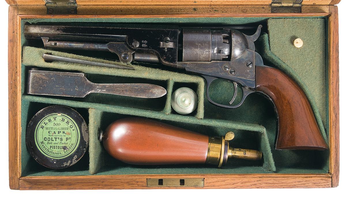 Excellent Desirable and Rare London Cased Colt Model 1862 Pocket Navy ...