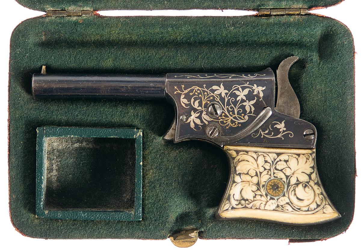 Attractive Swiss Weber-Ruesch Copy of a Remington Vest Pocket Pistol ...
