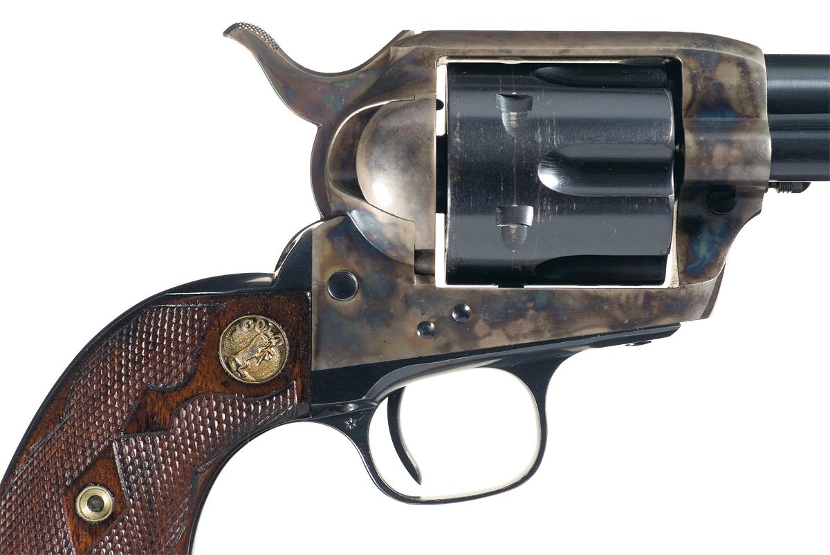 Exceptional Rare Colt Single Action Army Revolver in Caliber .44 S&W ...
