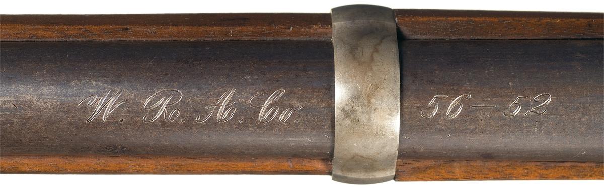 Unique Spencer Model 1867 Repeating Rifle with 'W.R.A. Co." Markings