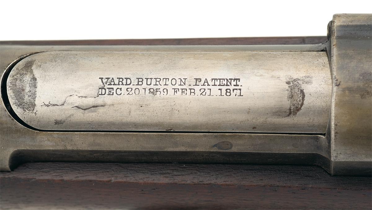 Scarce U.S. Springfield Model 1871 Ward Burton Single Shot Bolt Action ...