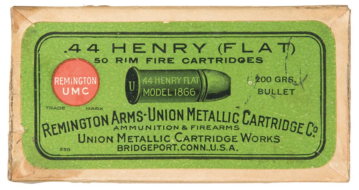 Box of Remington-UMC .44 Henry Rimfire Cartridges