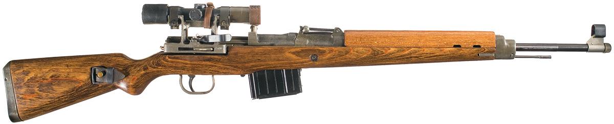 Excellent Late War Walther K43 Semi-Automatic Sniper Rifle with Scope Case