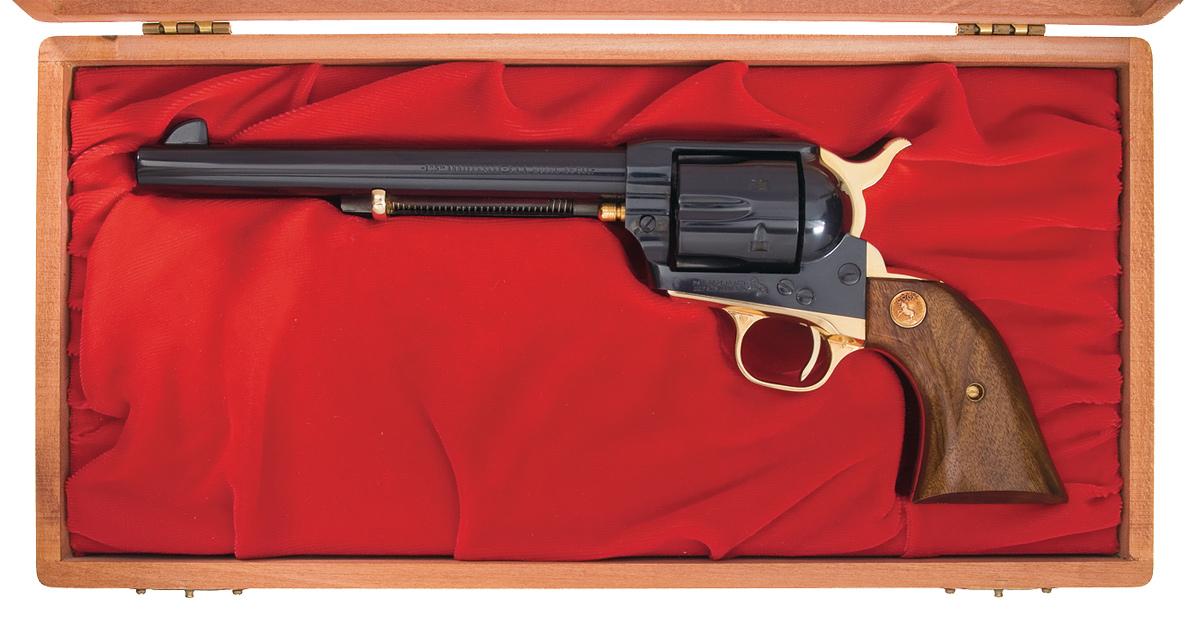 Colt Single Action Army 125th Anniversary Commemorative Revolver with Case