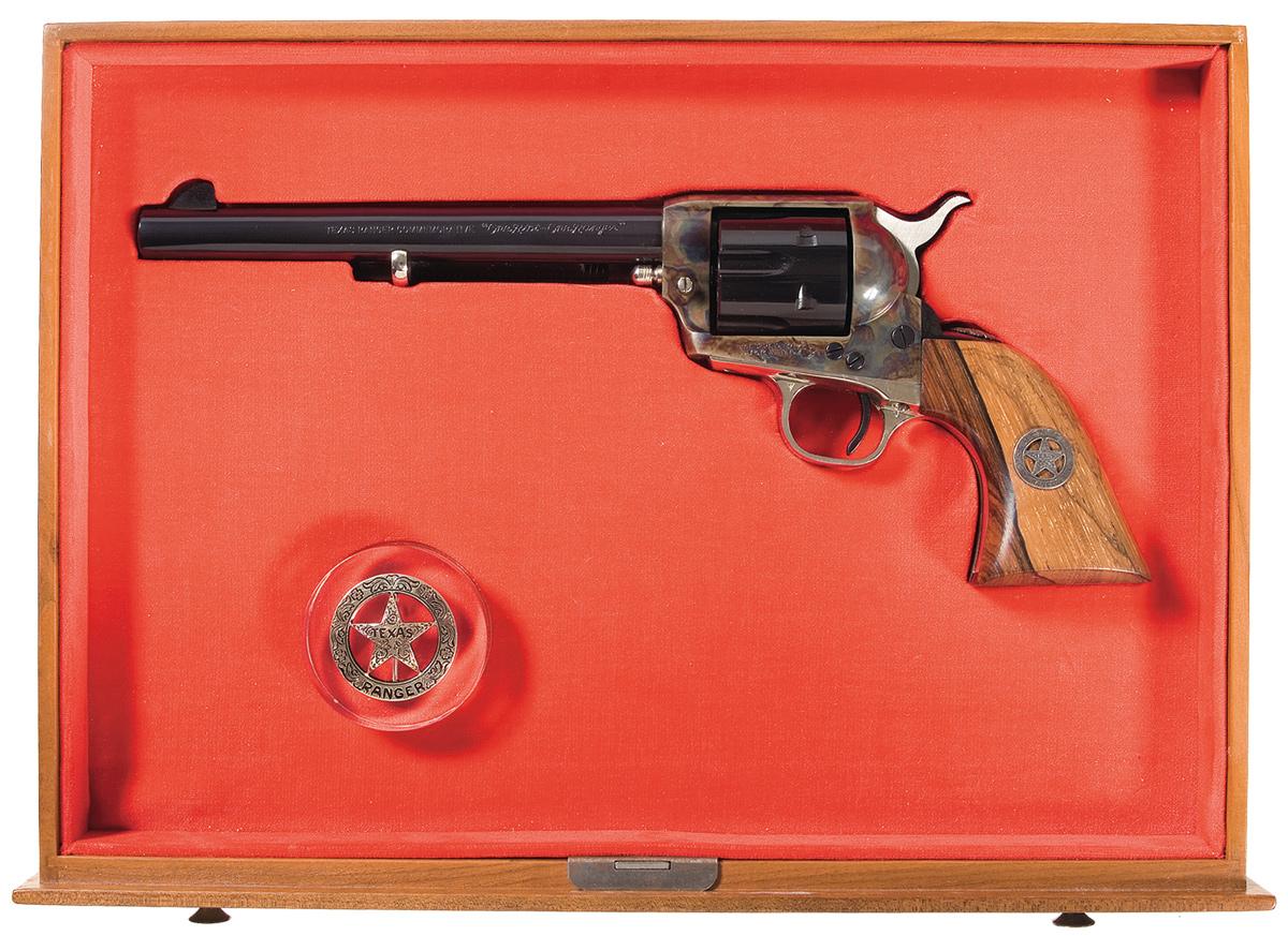Cased Colt Texas Ranger Commemorative Single Action Revolver