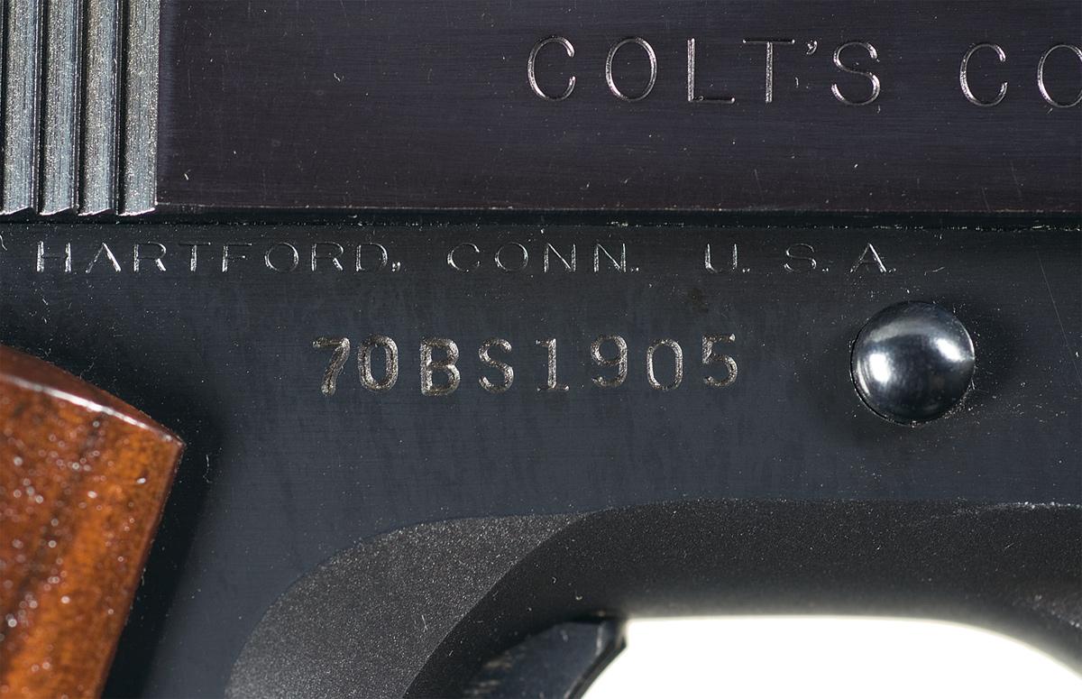 Two Consecutively Serial Numbered Colt Commander Steel Frame Semi ...