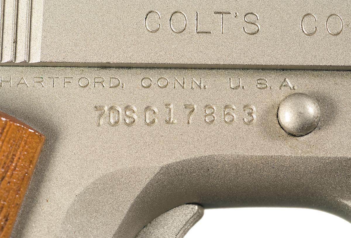 Two Consecutively Serial Numbered Colt Combat Commander Semi-Automatic ...