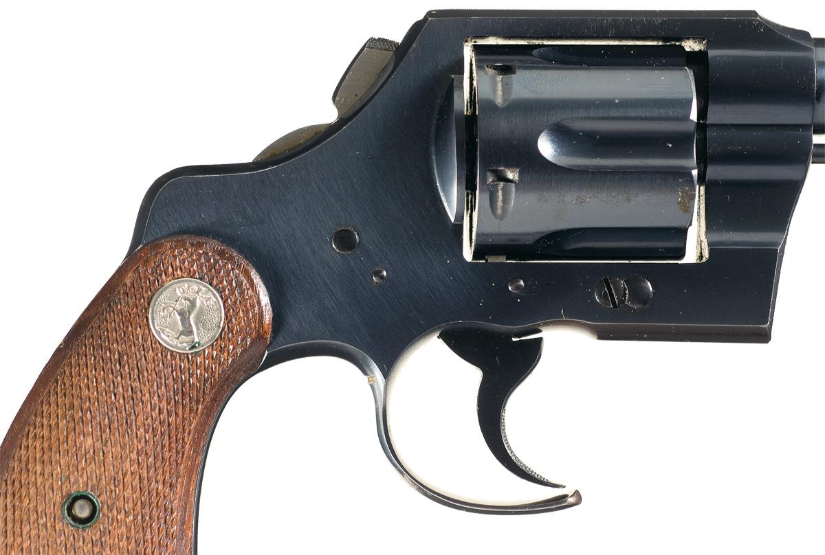 Excellent FitzGerald Special Colt Official Police 38 Double Action Revolver