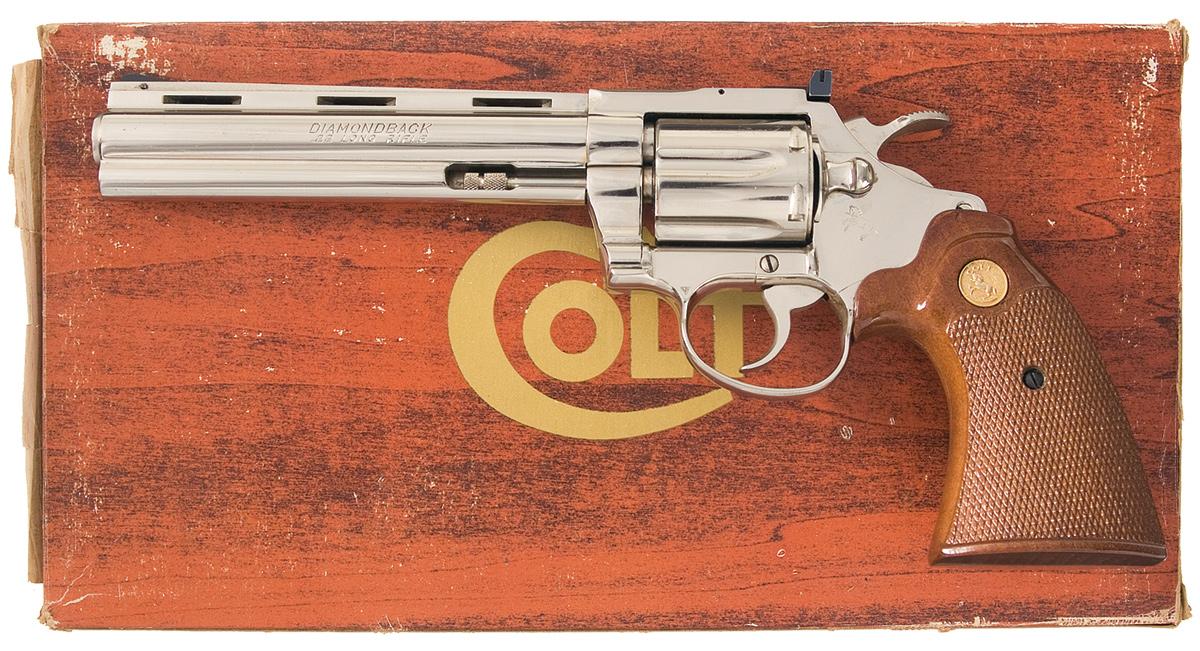 Colt Diamondback Double Action Revolver with Box