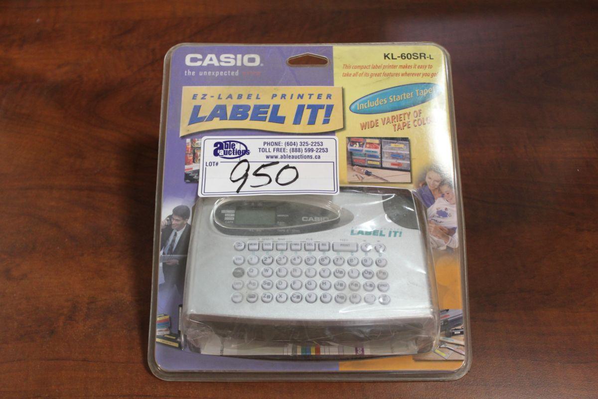 CASIO LABEL MAKER - Able Auctions