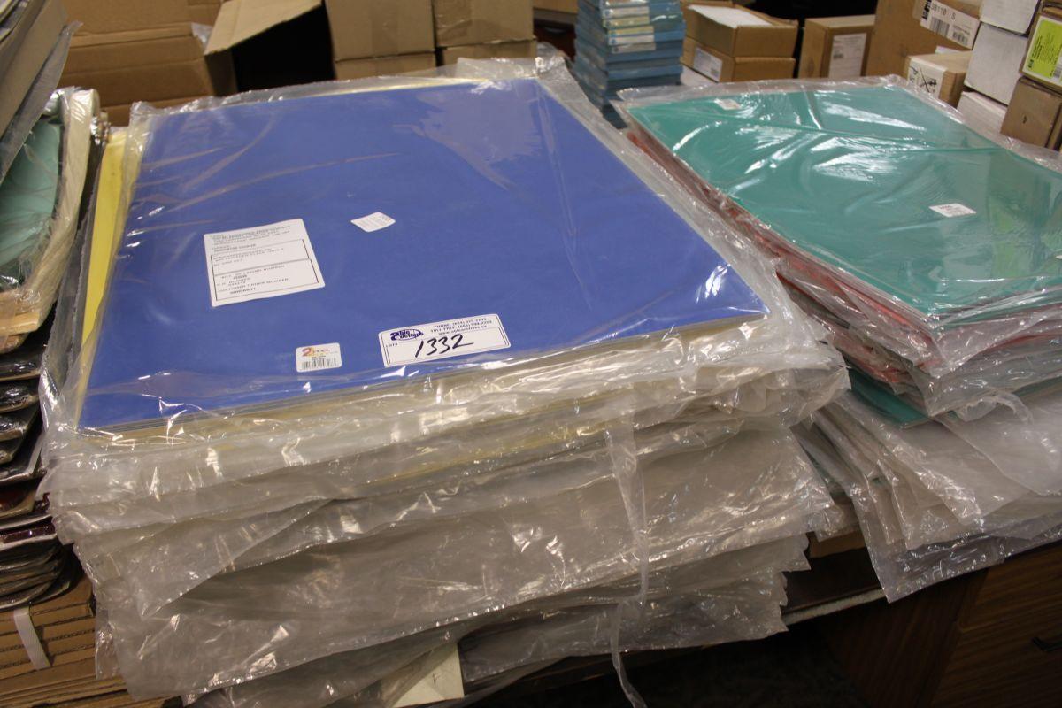 2 STACKS OF POSTER PAPER