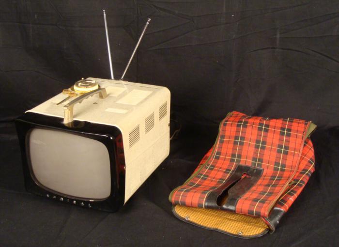 Admiral Portable Vintage Television 1960s TV