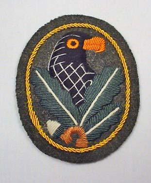 WW2 GERMAN NAZI ARMY SNIPER SLEEVE BADGE - Embroid