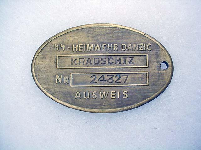 WW2 GERMAN NAZI SS CRIMINAL AUSWEIS IDENTIFICATION