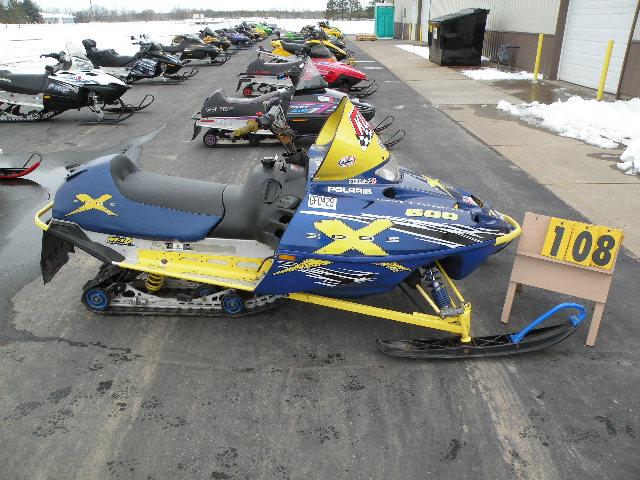 02 Polaris XC 600 X SN# 4XAHE62762P251558