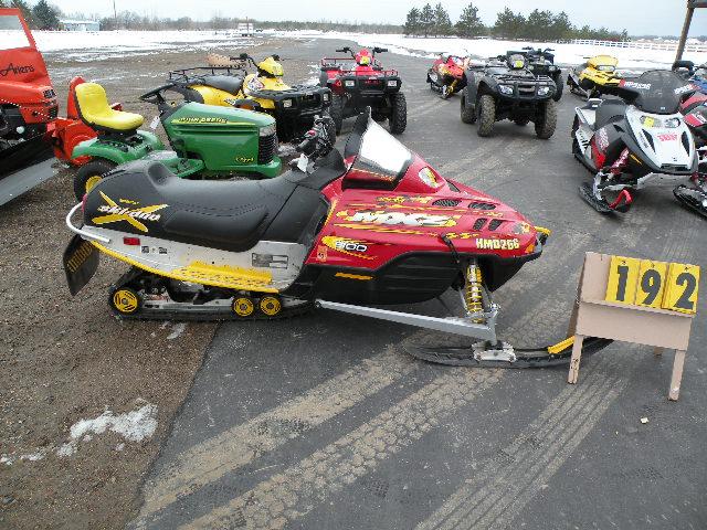02 Ski Doo MXZ 800 X SN# 2BPS188512V000089