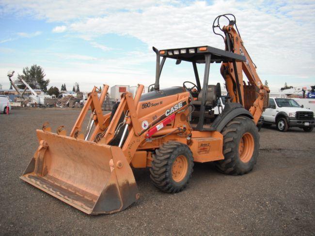 2005 Case 590 Super M 4x4 Loader Backhoe