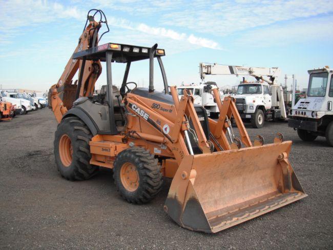 2005 Case 590 Super M 4x4 Loader Backhoe