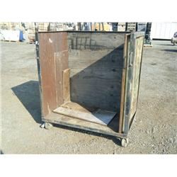 Heavy Duty Angle Iron Cart w/ 6" Casters