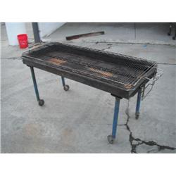 5'x2' Open Pit Roll Around BBQ