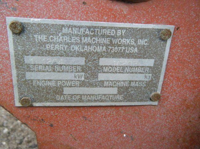 Charles Machine Works 40" Trencher